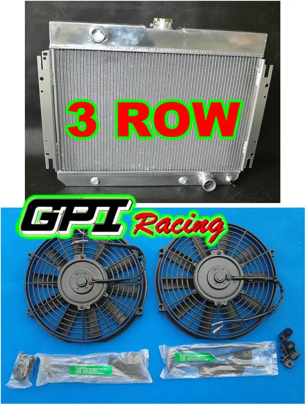 Aluminum Radiator 1964 1965 1966 1967 For Chevy For Chevelle El For ...