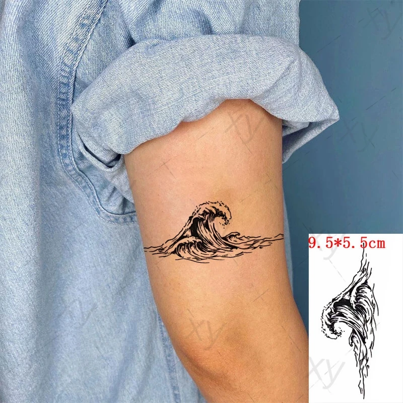 Wave Tattoos For Men