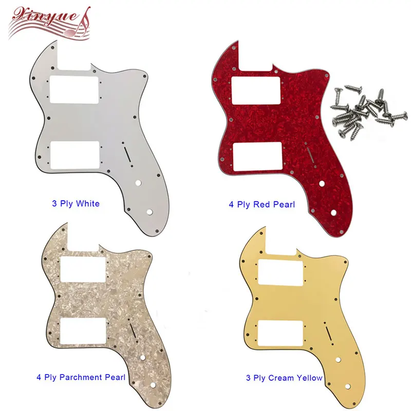 Xinyue For 13 Holes Classic Series '72 Telecaster Tele Thinline Guitar ...