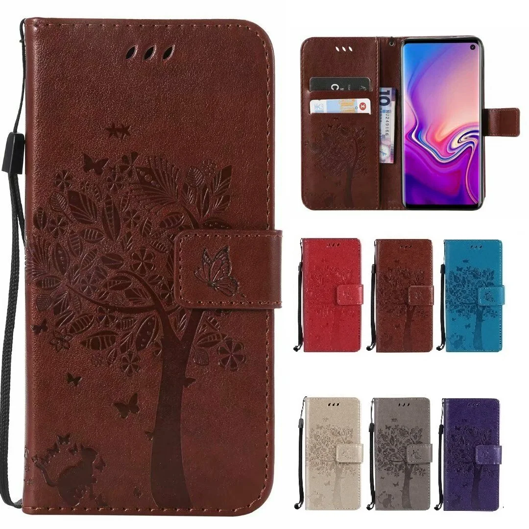 Luxury PU Leather Case Wallet Flip Magnetic Cover With Card Holders ...