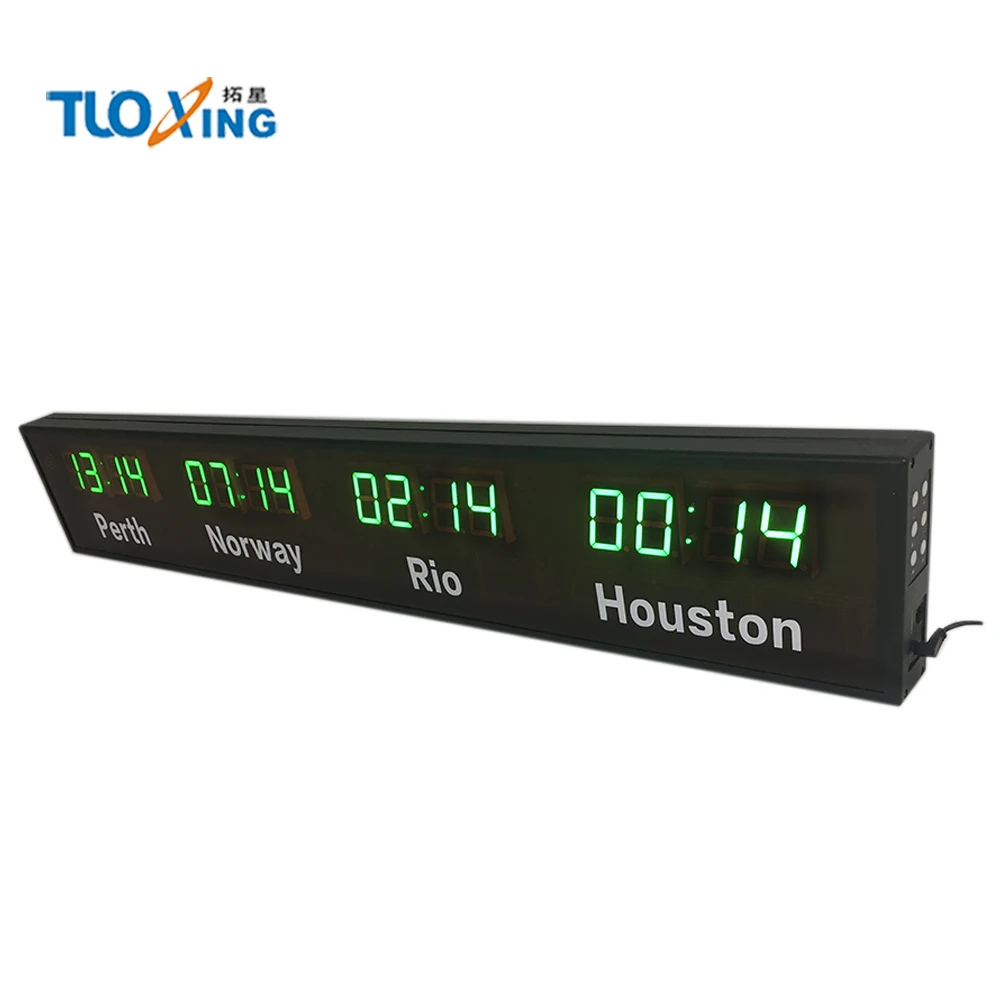 Digital World Clocks