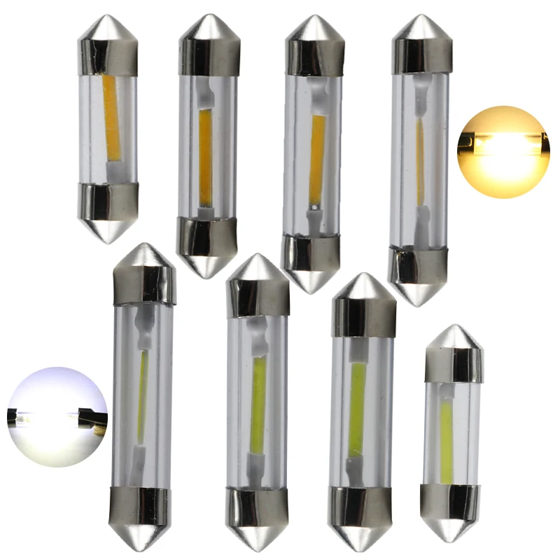 C3W C5W C10W Canbus Cob Led Festoon 31mm 36mm 39mm 42mm Car Light 6v 12v 24v Auto Interior ...