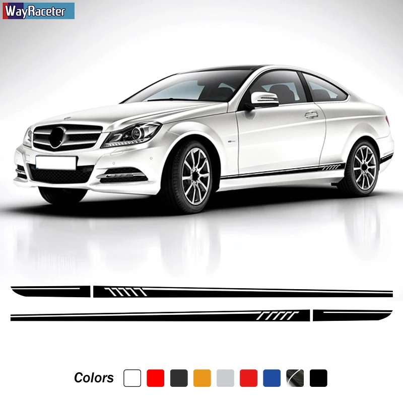Edition-1-507-Style-Car-Door-Side-Skirt-Stripes-Sticker-Body-Decal-For ...