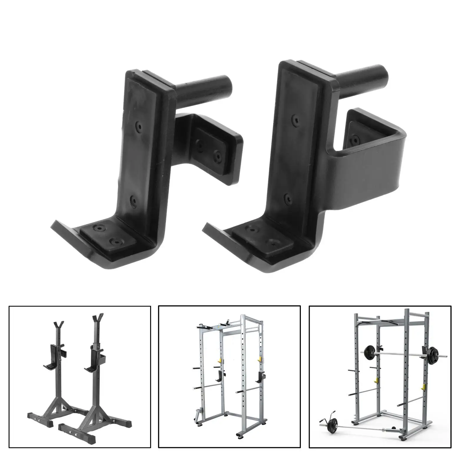 Squat Rack J Hook Safety Steel Hook Power Rack J Cup 70mm Pipe Gym ...