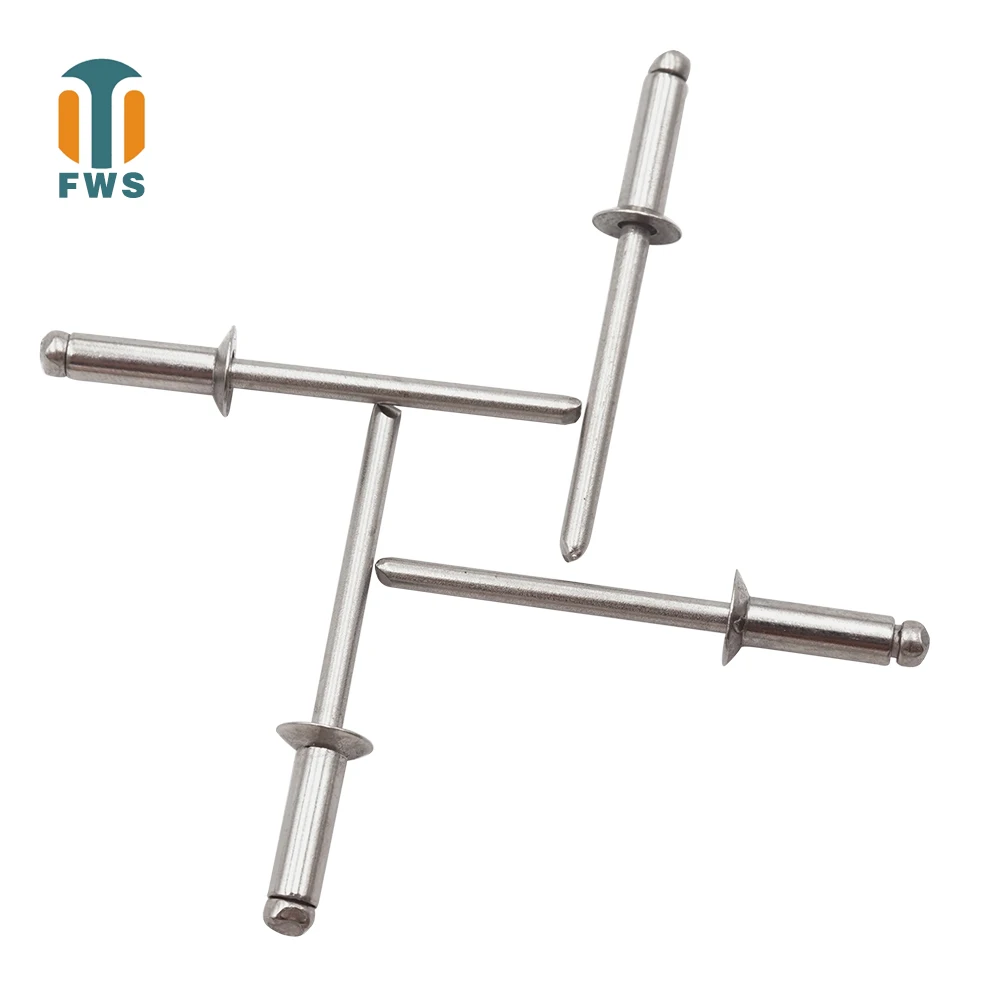 DIN EN ISO 15984 GB 12617.4 스테인레스 스틸 M4.8 블라인드 리벳 팝 리벳 브레이크 맨드릴 카운터 싱크 ...