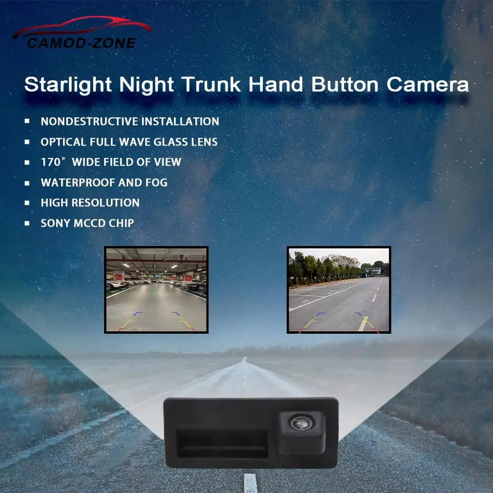 Camod-zone Handle Hd Av Rear View Camera Wide Angle Rearview Parking ...