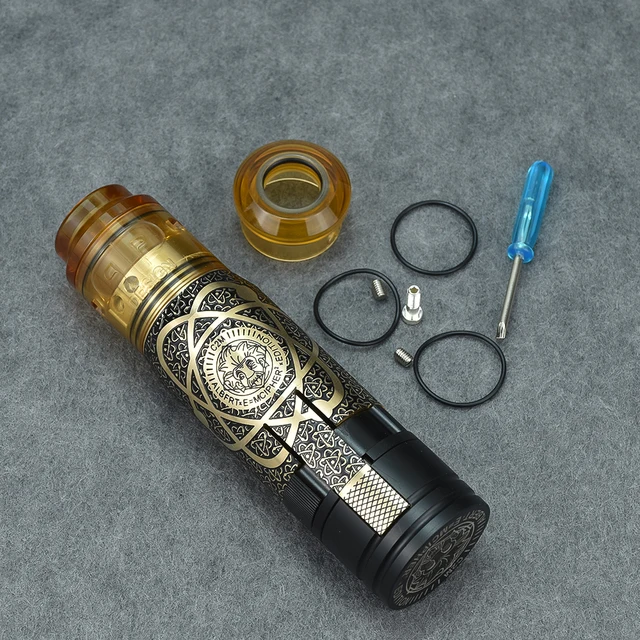 MK2 Mod Brass Frankenskull 18650 Battery Vape Mechanical Mod Brass ...