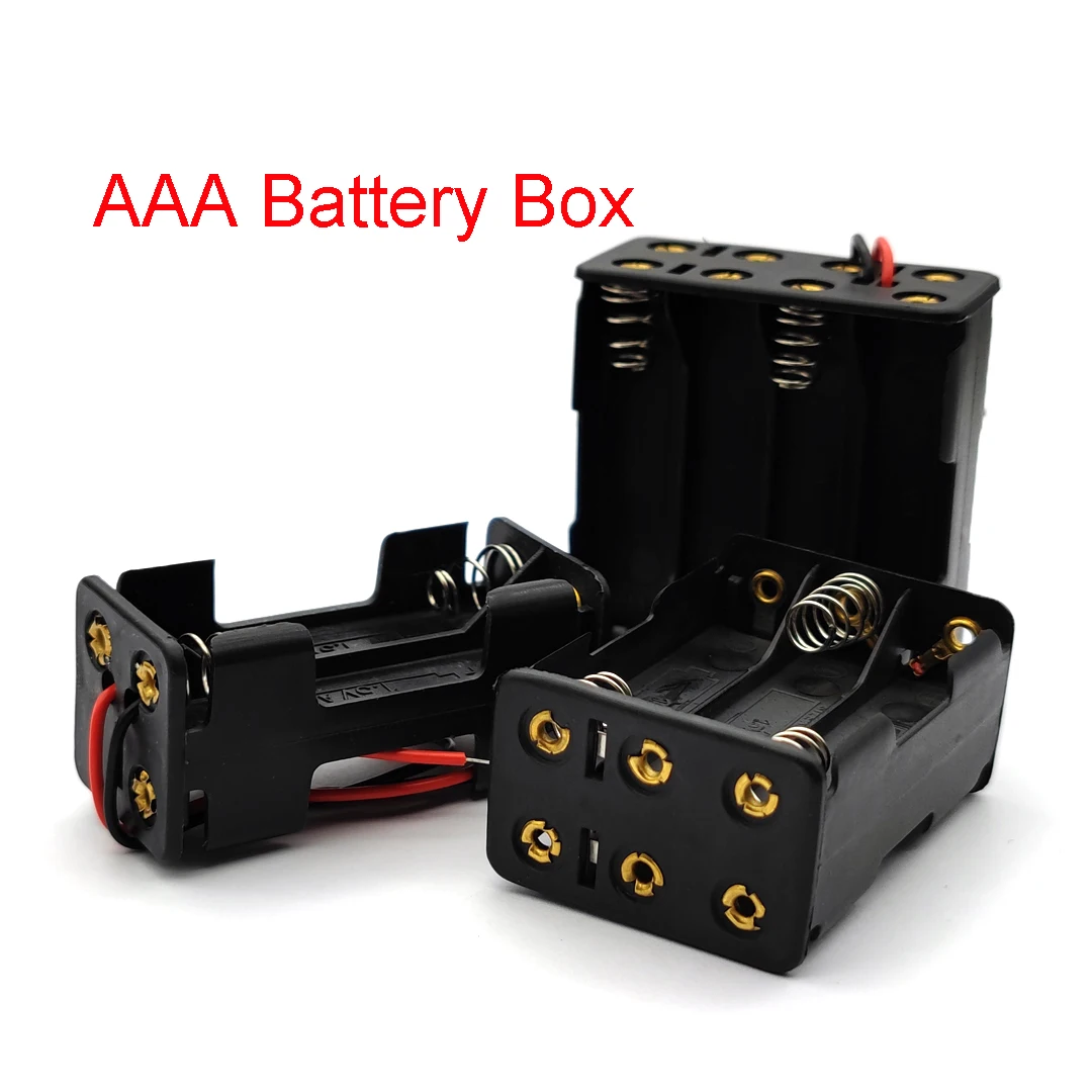 4x-6x-8x-AAA-Battery-Box-Case-Holder-with-Wire-Leads-Side-By-Side ...