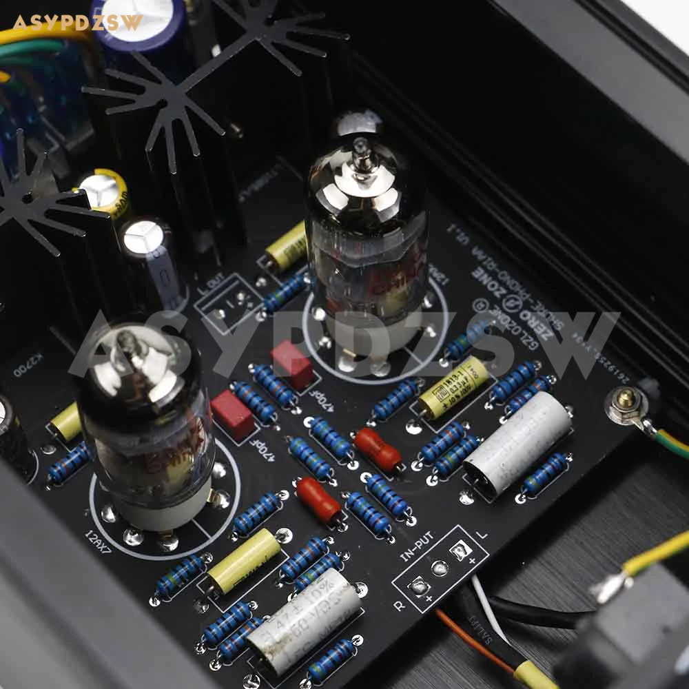 HIFI 12AX7 трубка мм RIAA проигрыватель фонокорректор предусилитель ...