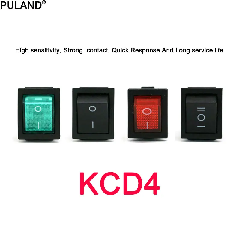 KCD4 Rocker Switch ON OFF/ON 2/3 Position 4PIN / 6PIN Electrical ...