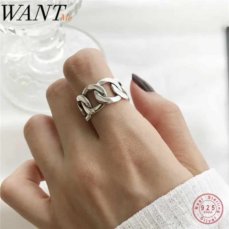 Jewelry Accessories | Ring Chain - Punk 100% Sterling Silver Hollow ...