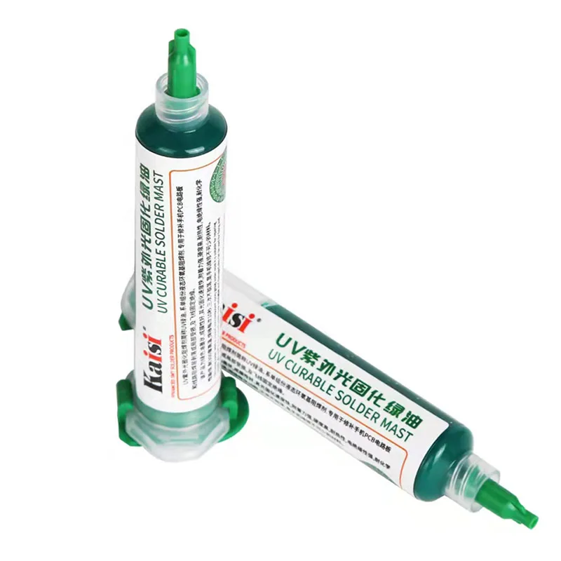 Kaisi 10CC Green Oil UV Solder Mask Ink PCB BGA Paint Prevent Corrosive ...