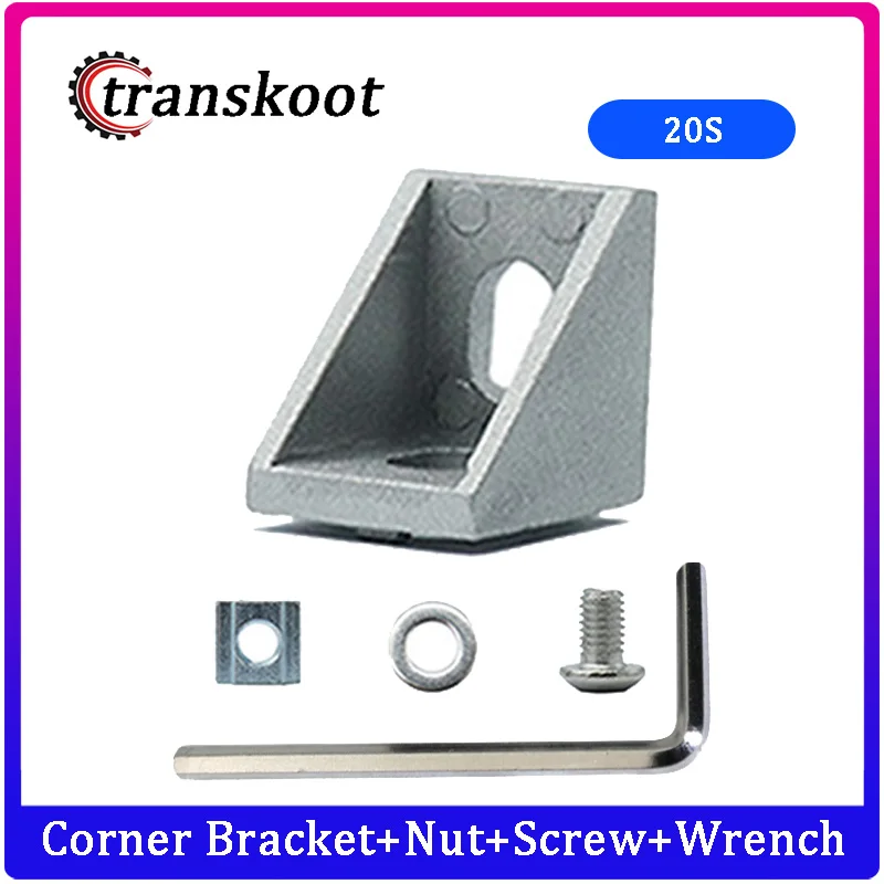 20pcs-T-Slot-2020-Series-Aluminum-Extrusion-Profile-Corner-Angle ...