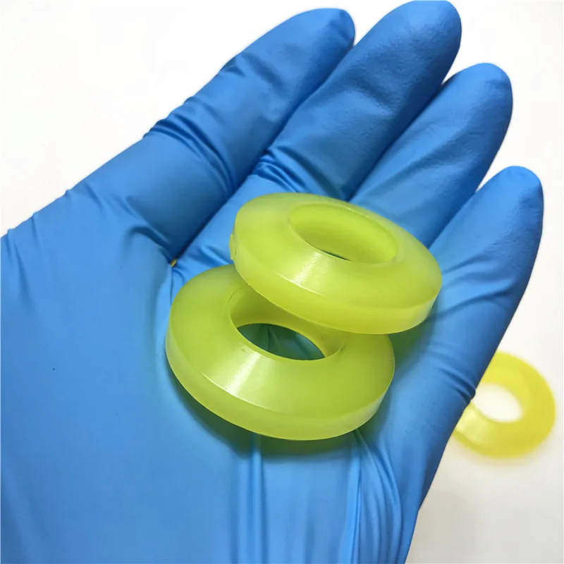 7PCS-100PCS hardness 60A 80A ID10mm-45mm yellow PU gasket PU washer ...