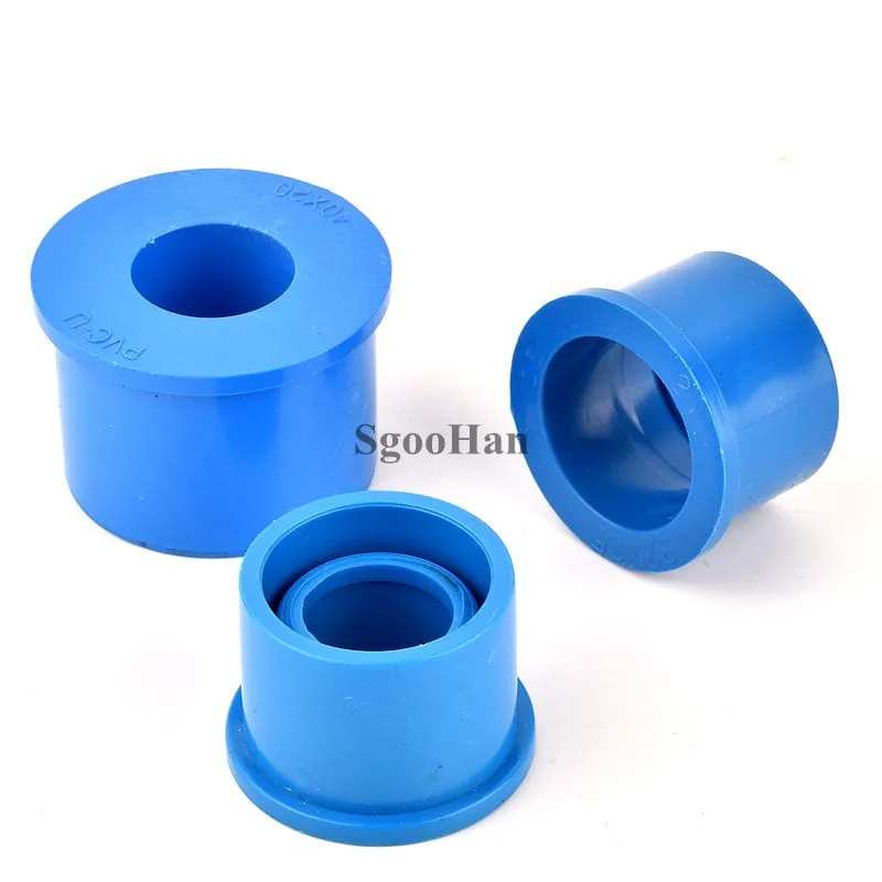 1-5-Pcs-20mm-25mm-32mm-40mm-50mm-63mm-75mm-Blue-PVC-Bushing-Reducer ...