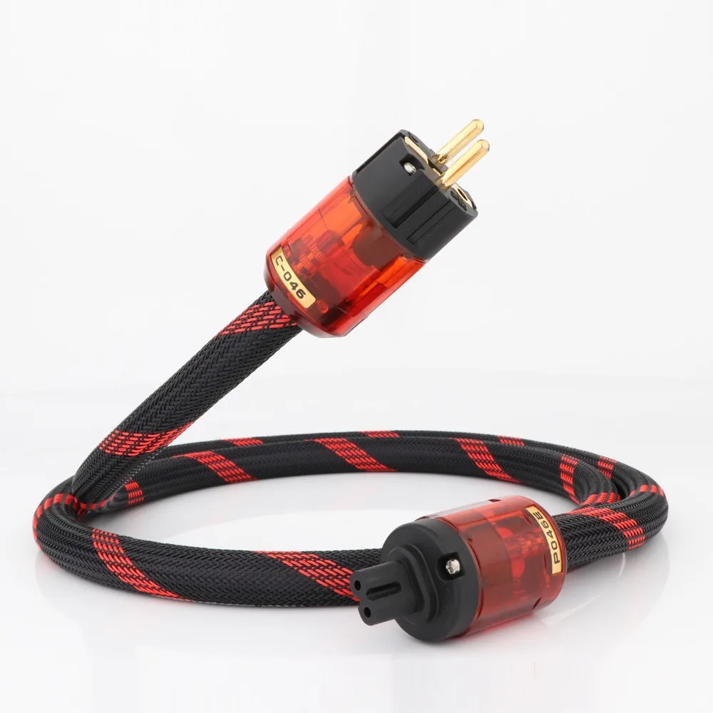 New-HI-End-Pure-copper-US-Power-Cord-Cable-Audiophile-Power-Cord ...