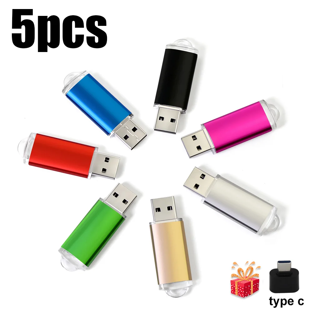 Ceamere 5pcs Custom Logo Usb Flash Drive 2.0 1gb 2gb High Speed Pen ...