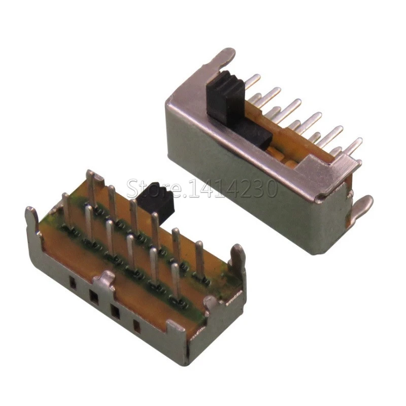 20pcs Toggle Switch Sk24d02g4 Sk24d02vg4 12pin 2p4t Slide Switch Handle High 4mm Sk-24d02 ...