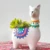 Alpaca Planter Resin Llama Flower Pot for Succulents Plants Hand ...