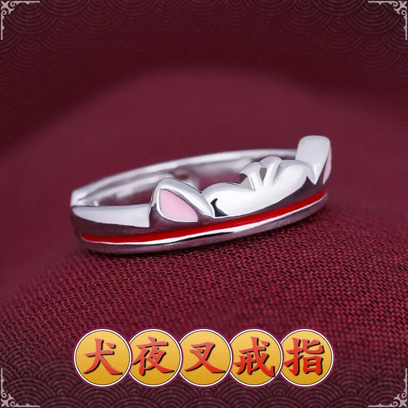 Anime Inuyasha Sesshomaru Kikyo Collection Ring Fashion 925 Sterling ...