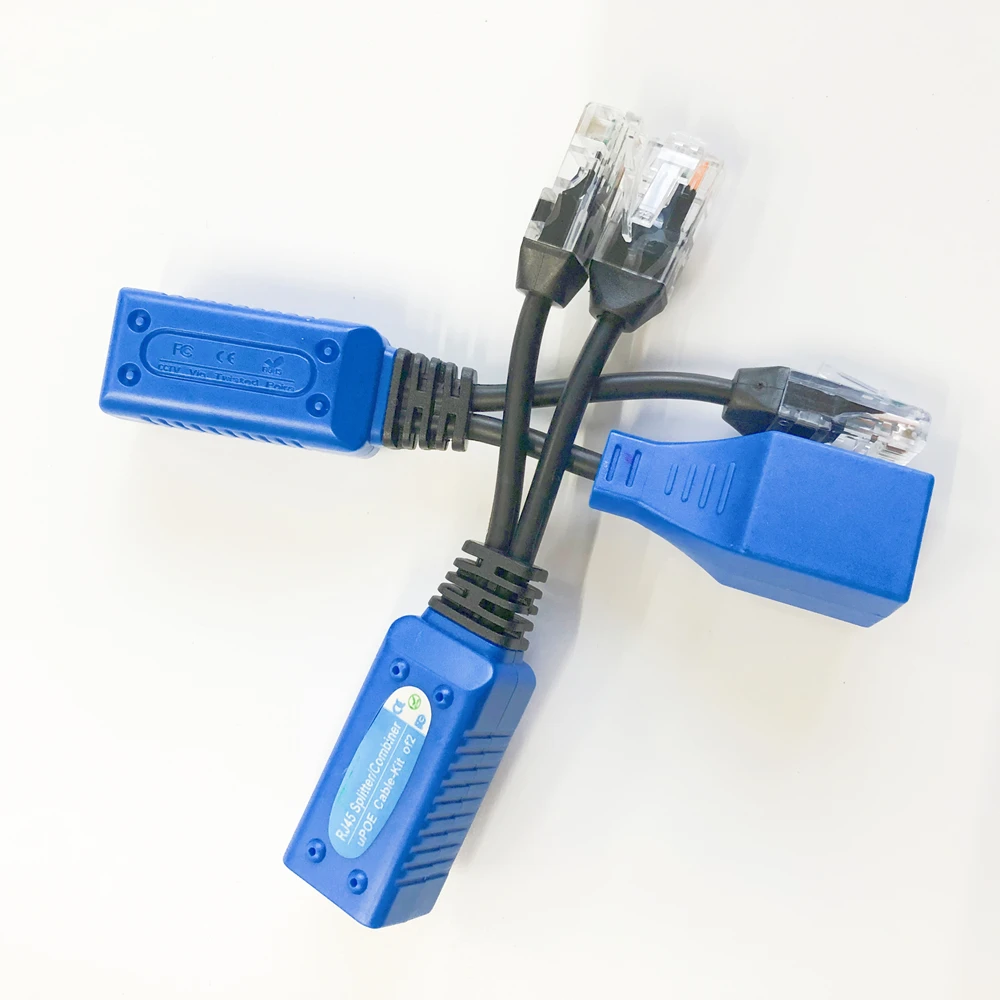 Splitter E Combiner Para Câmera Ip Câmera Poe Combiner Kit Cat5e Saída ...