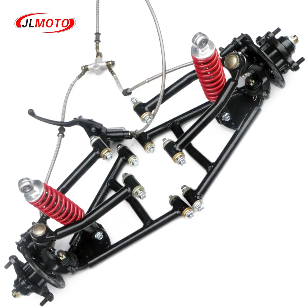 1Set 310mm Front Suspension Swing A Arm Steering Strut Knuckle Spindles ...
