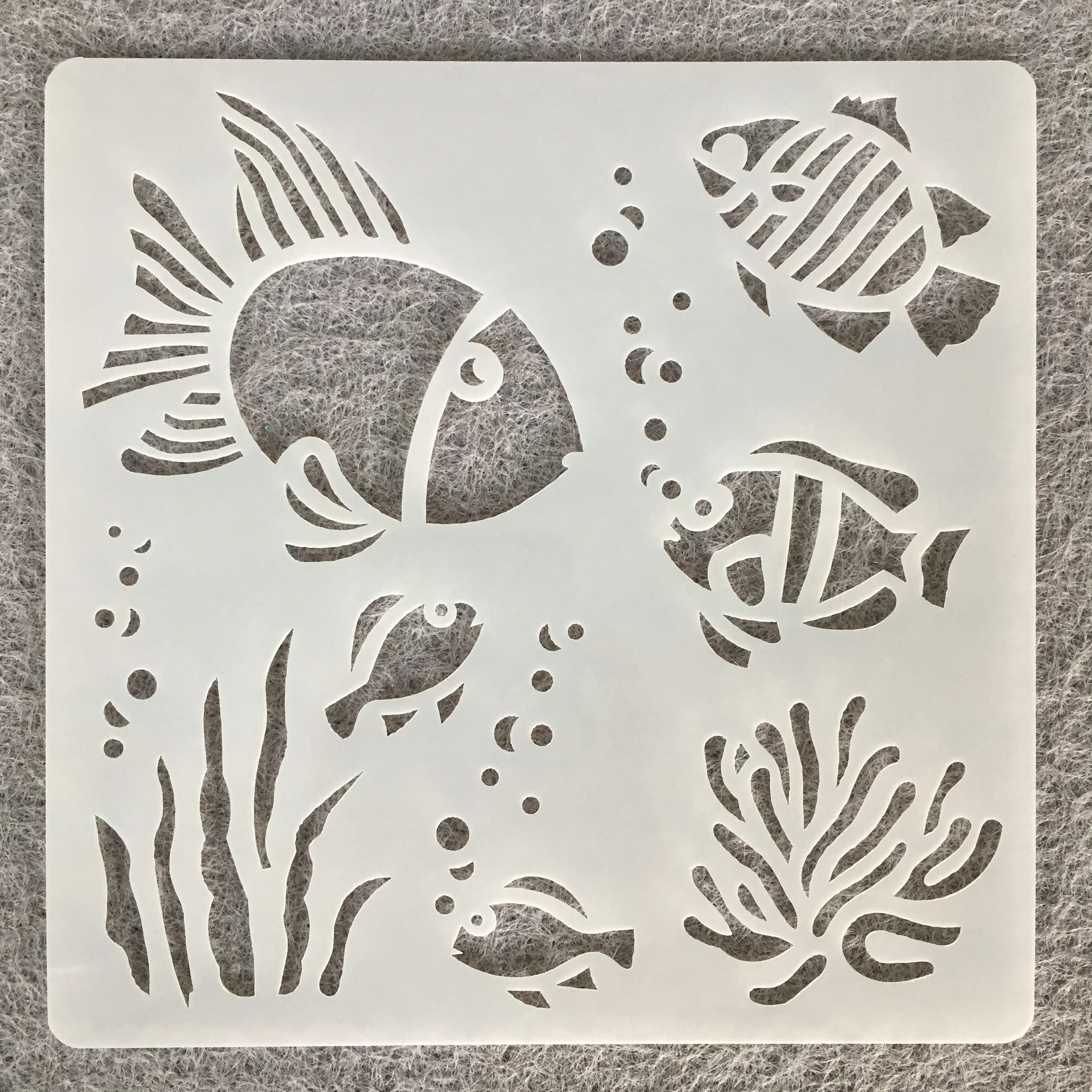 Tropical Fish Stencils