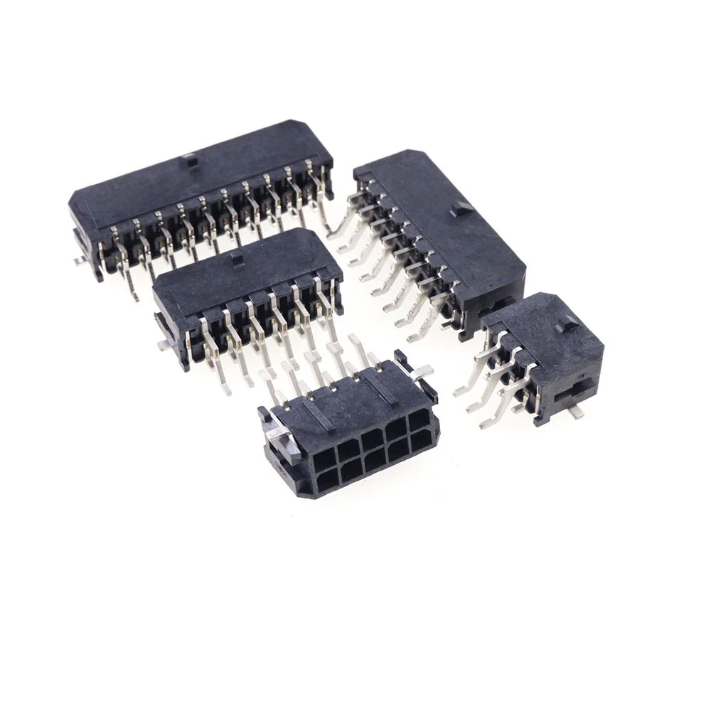 Micro-fit Connector - 10 Pcs Micro-fit Connector 3.0 Mm Row 4 6 8 12 14 ...