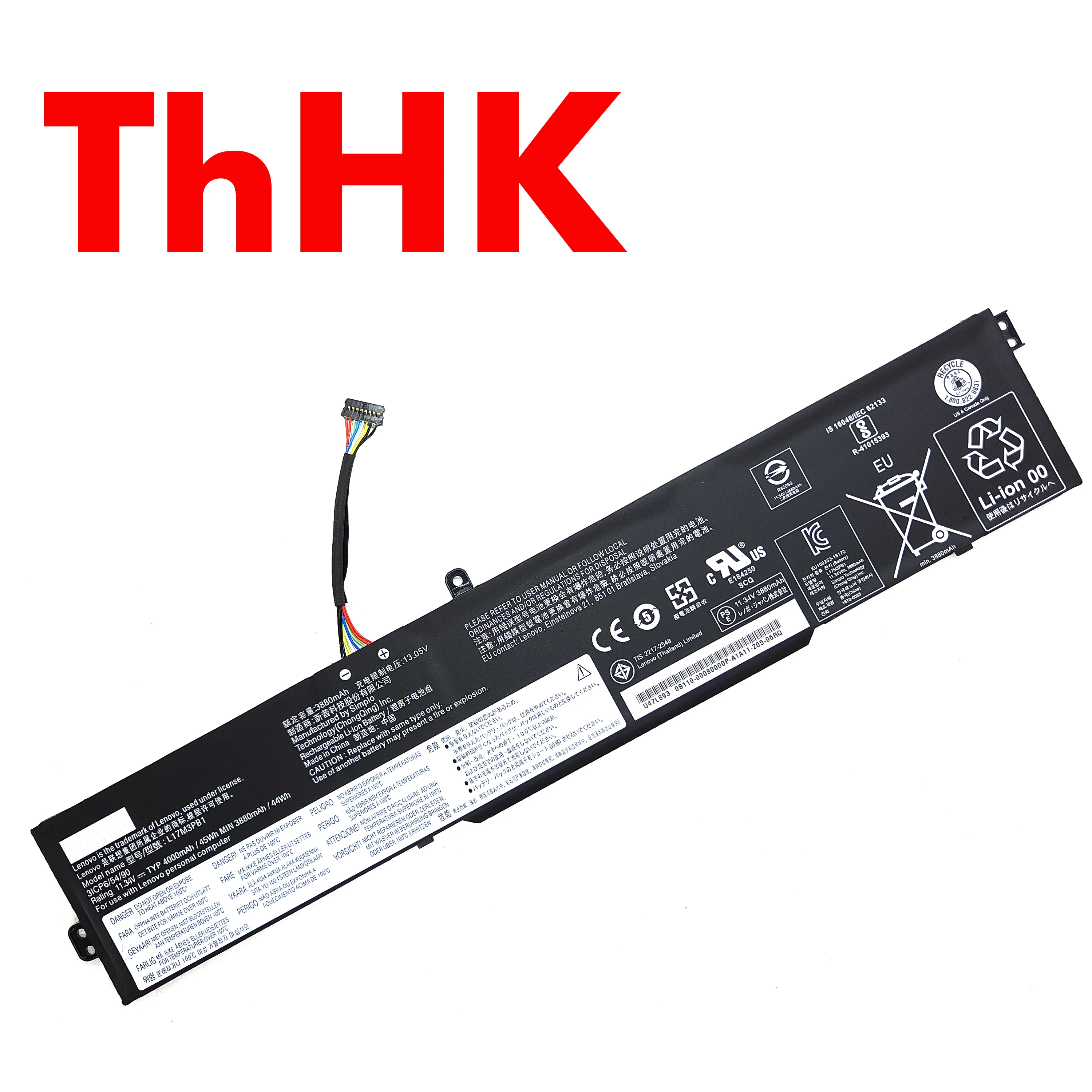 Genuine Original L17M3PB1 5B10Q71251 L17C3PB0 L17D3PB0 Laptop Battery ...