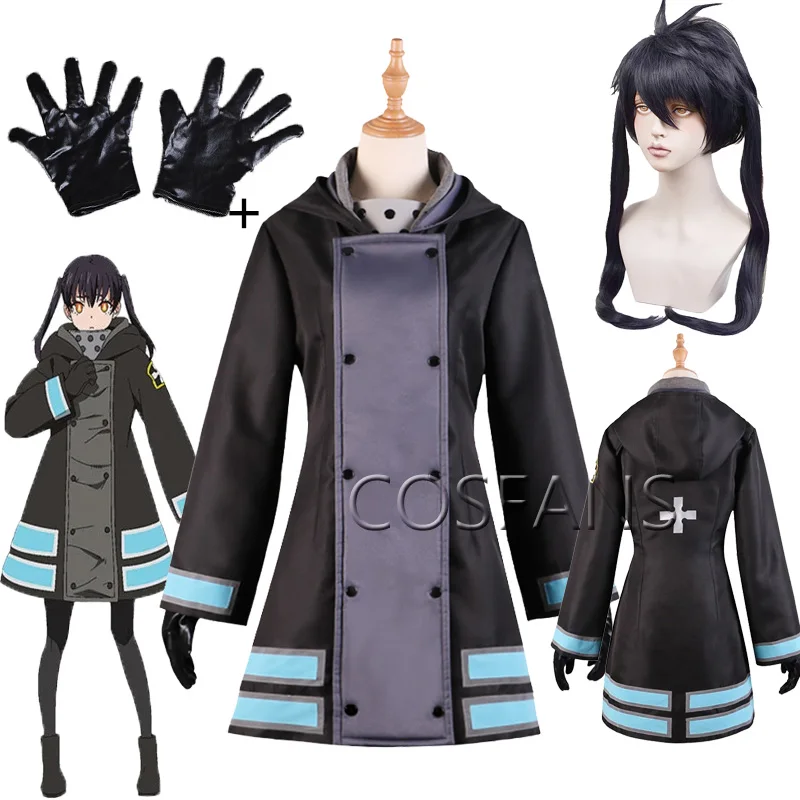 Fire-Force-season-2-Tamaki-Kotatsu-Firefighter-Uniform-Coat-Jacket ...