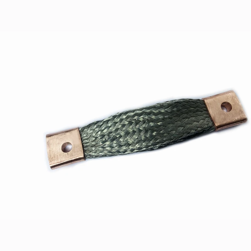 Bare copper braided wire flexible connection 250 A