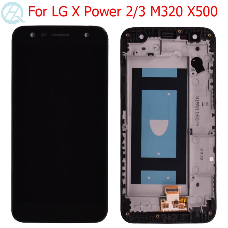 Nova exibição m320 para lg x power 2 3 lcd com quadro 5.5 "k10 potência ...
