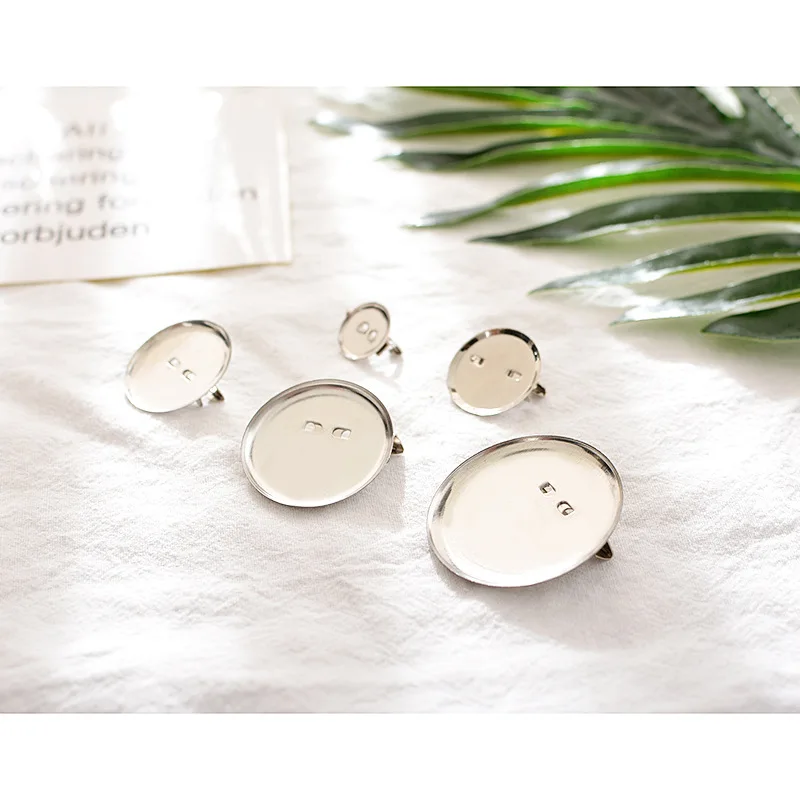50pcs-lot-Round-Brooch-Base-Cabochon-Blanks-Trays-with-Rhodium-Color ...