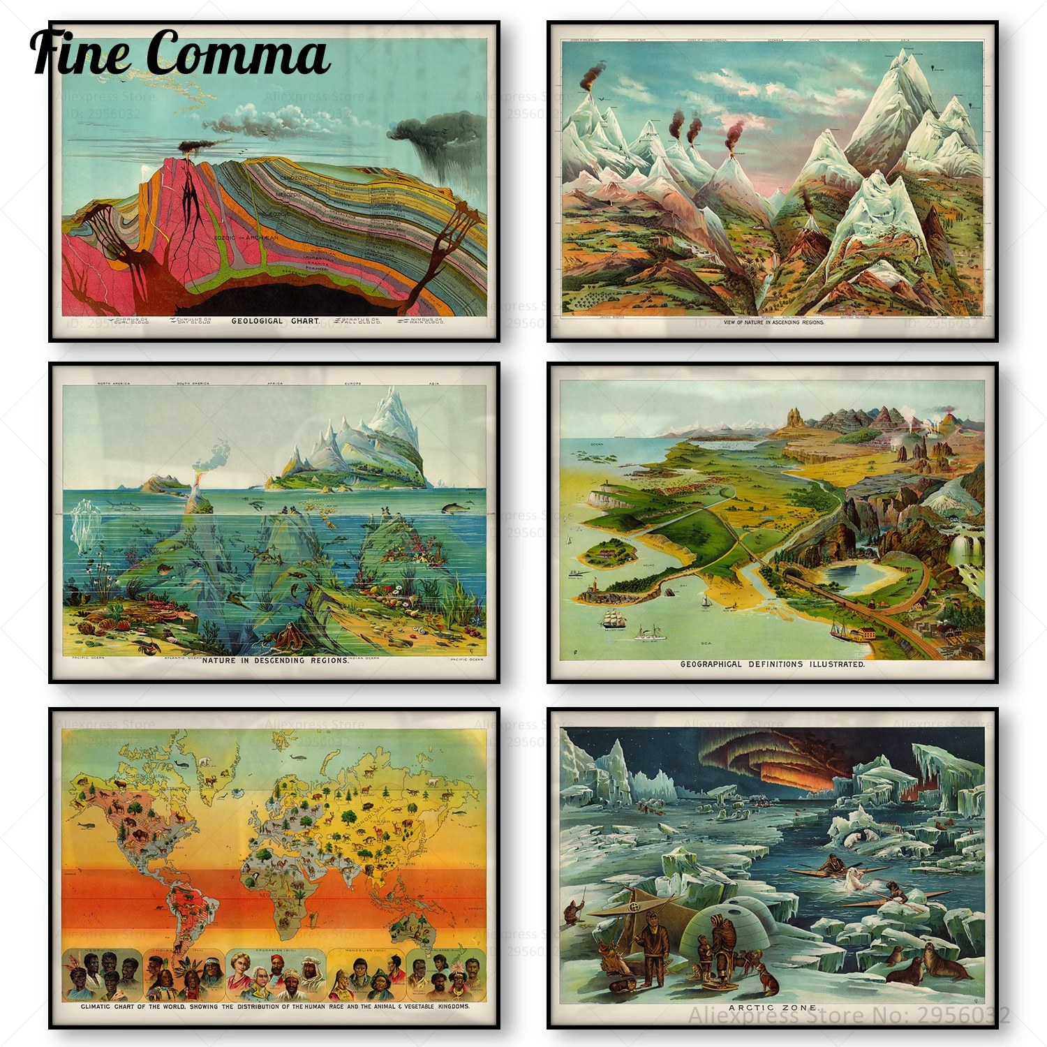 Geology Earth Science | Geology Wall Art Canvas | Geology Home ...