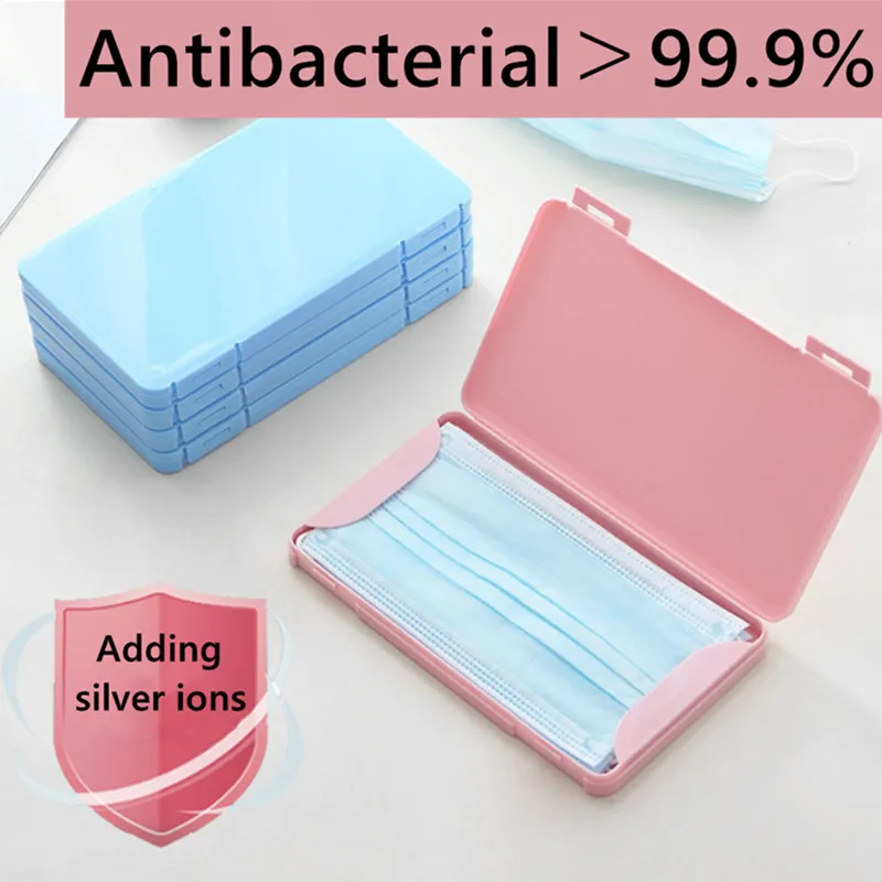Mask-Storage-Box-PP-Silver-Ion-Disinfection-Portable-Mask-Holder ...