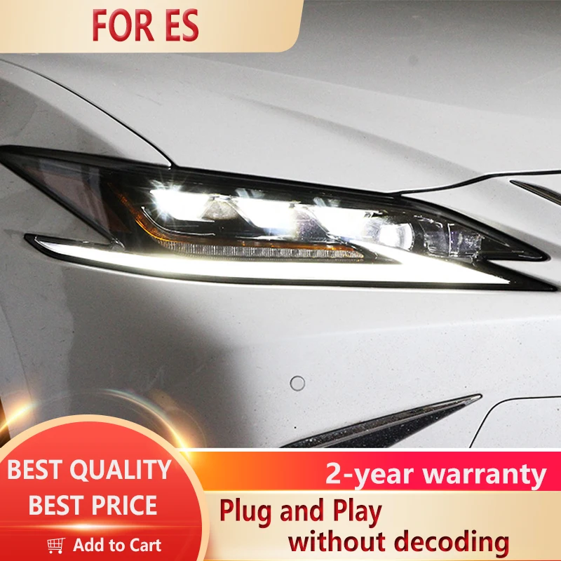 Car-Lights-For-Lexus-ES-headlights-2018-2019-Es200-ES260-Head-lamps-LED ...