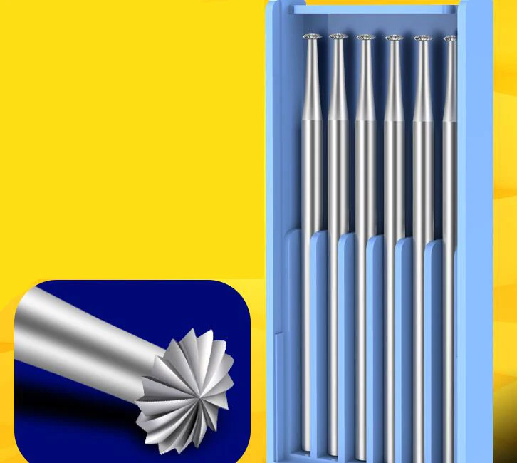 Mini Wheel H Bur 6pcs Jewelry Setting Burs Diamond Bearing Cutter Stone ...