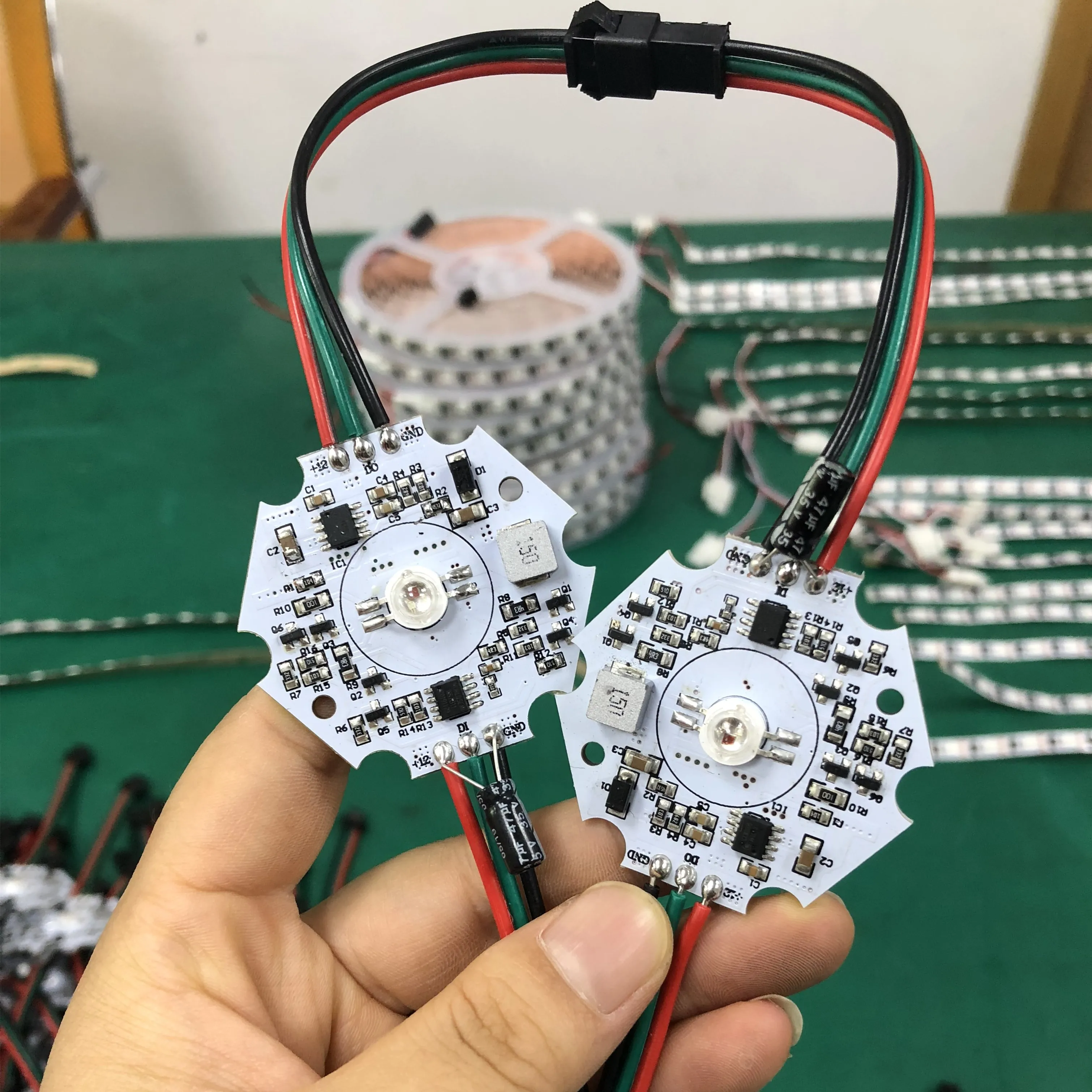 5pcs/lot 3W high power WS2811 led pixel module DC12V RGB addressable ...