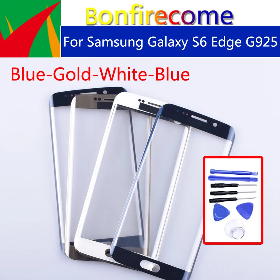 S6Edge Touchscreen For Samsung Galaxy S6 Edge G925 SM-G925V SM-G925P G925F G9250 LCD Front Outer ...