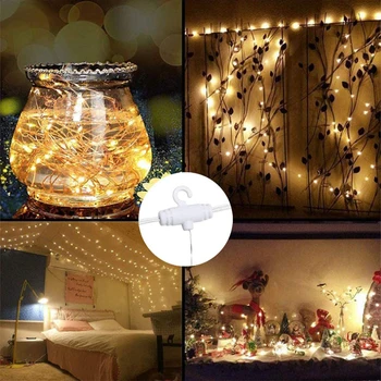 USB 3M LED Curtain Christmas Fairy String Lights with Remote Control ...
