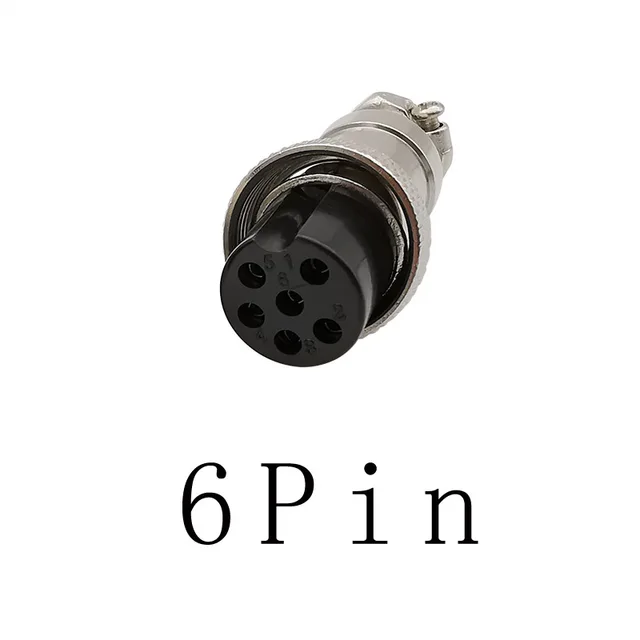 1set Gx16 Butting Docking Male & Female 16mm Circular Aviation Socket
