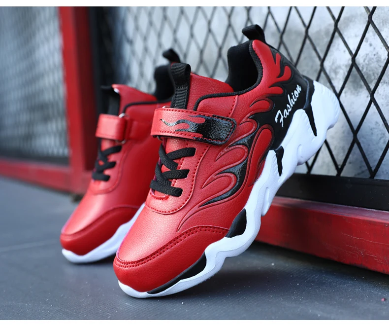 Leather Boys Sneakers For Children Shoes Kids Sneakers Girls Casual ...