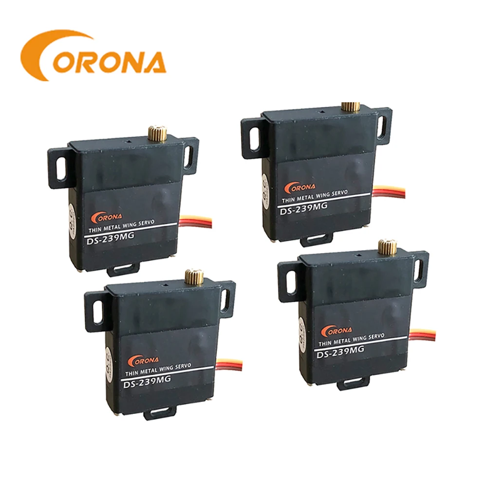 4PCS-Corona-DS239MG-DS-239MG-Digital-Slim-Wing-Servo-Metal-Gear-4-6kg-0 ...