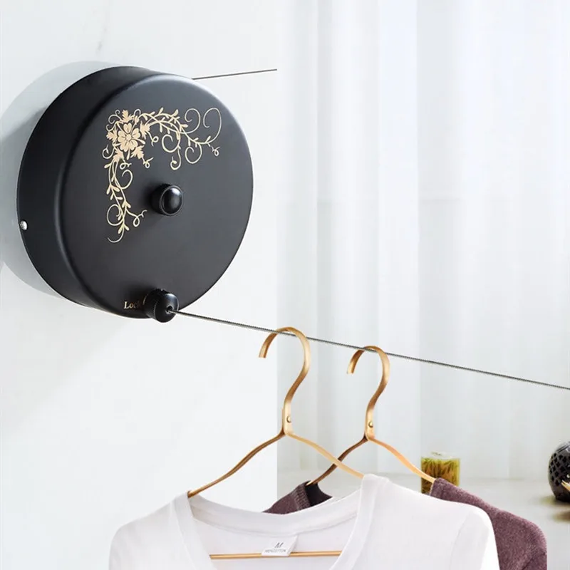 5-M-Retractable-Clothesline-Black-White-Stainless-Steel-Steel-Wire ...