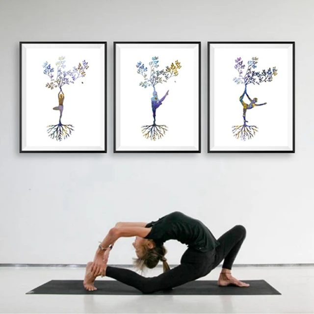 Yoga Asana Paintings