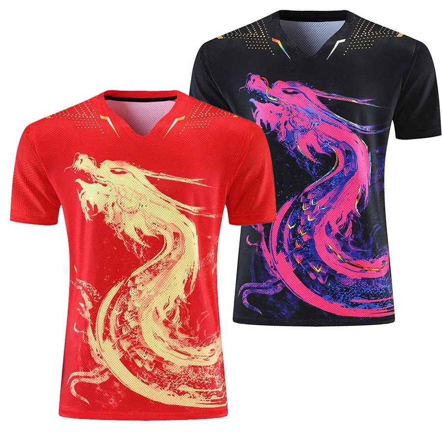Table-Tennis-Jerseys-sports-Golf-T-shirts-Polo-Women-Ping-Pong-Kits-Men ...