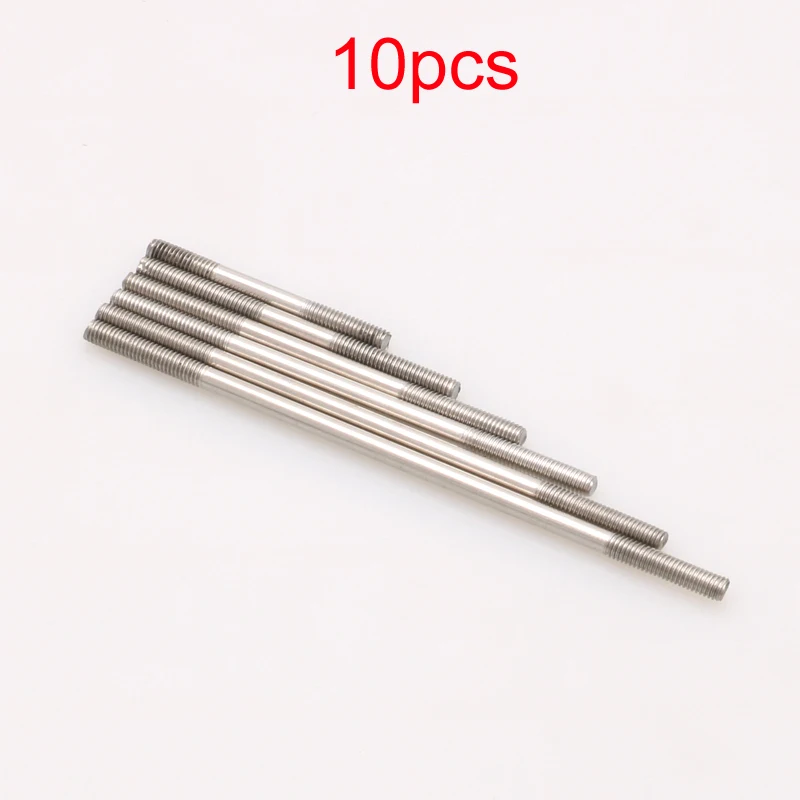 10pcs-M3-Push-Rod-Positive-Reverse-Threaded-Pushrod-Length-30-40-50-60 ...