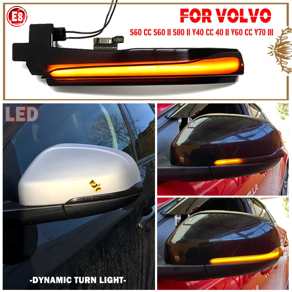 LED-Dynamic-Turn-Signal-Light-For-Volvo-V40-CC-II-V60-S60-2011-2018-S80 ...