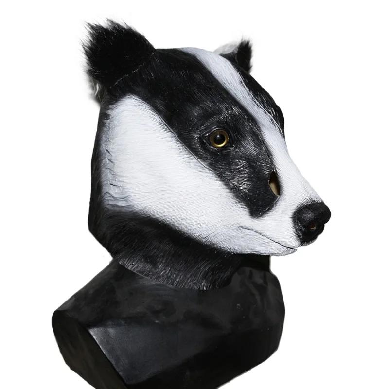 Latex-Full-Head-Animal-Popular-Cosplay-Badger-Fancy-Dress-Up-Carnival ...