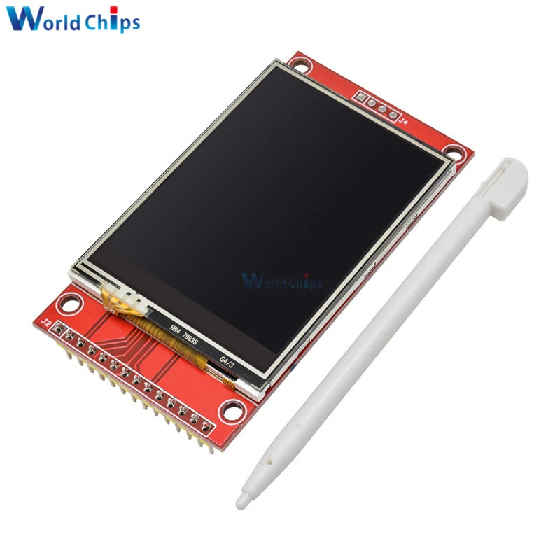 240x320 2.4" Spi Tft Lcd Touch Panel Serial Port Module With Pbc ...